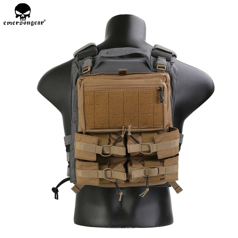Emerson Tactical Banger Molle Back Panel Vest Plate Carriers Pouch For ...
