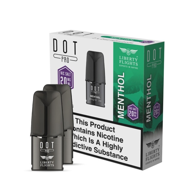 DOT PRO Vape Refill Pods MENTHOL UK Stock All Strengths Available DOT ...