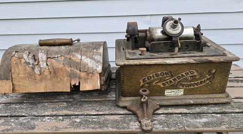 Antique Edison Standard Phonograph Cylinder Player Parts Or Repair | eBay