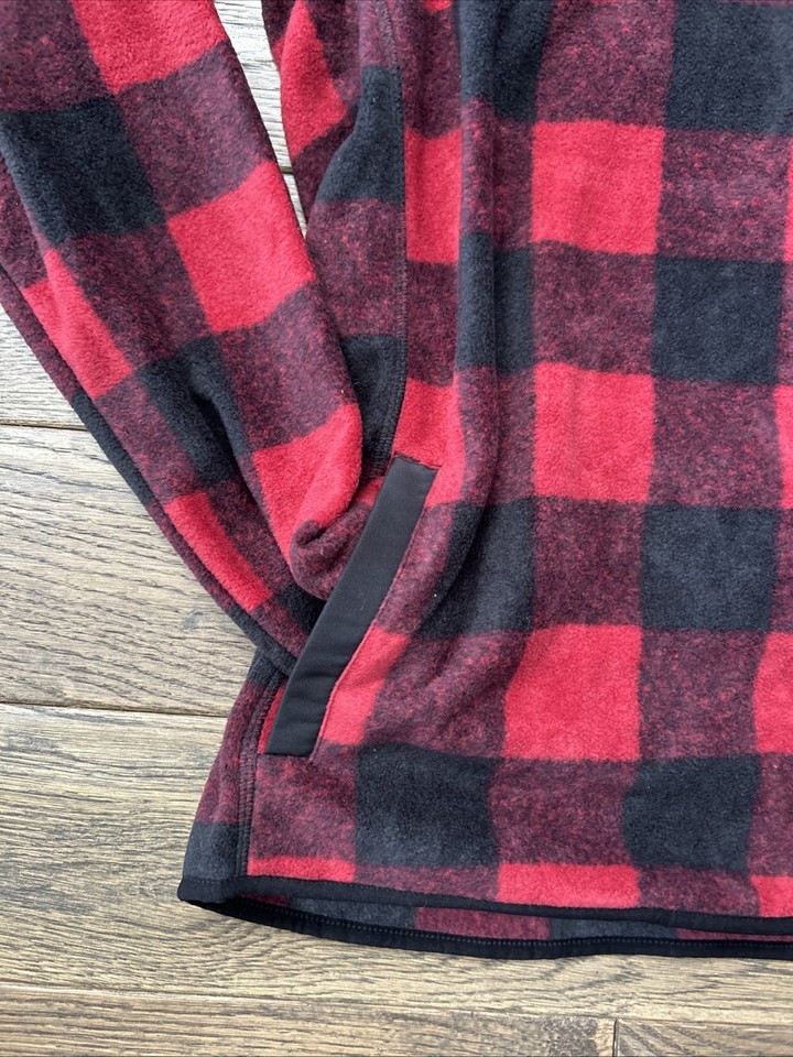 PENDLETON Quarter Zip Buffalo Plaid Pullover Fleece Men’s L With ...