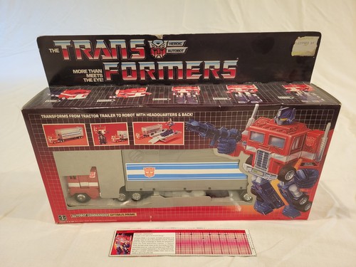 Vintage Transformers 1984 G1 Optimus Prime with box | eBay