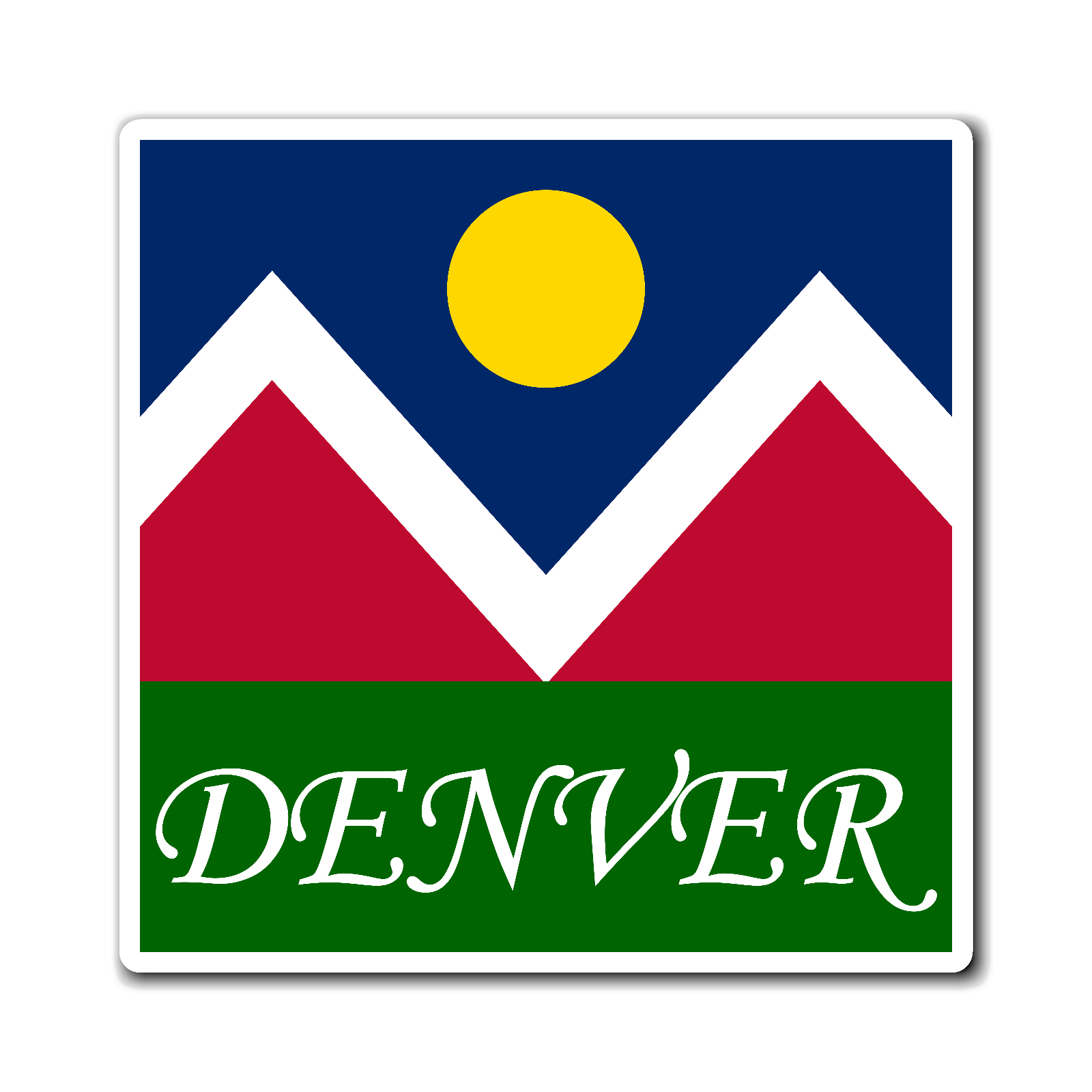 Denver Colorado Flag Magnet City of Denver Magnet Gift Souvenir | eBay