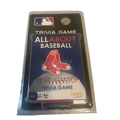 MLB Boston Red Sox All about Baseball Trivia Game Adult Ages 12+ by ...