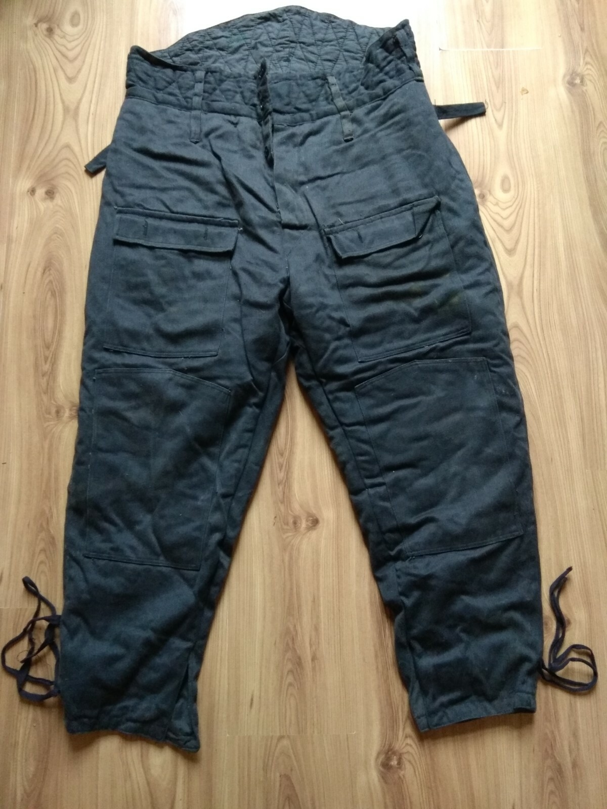 Vintage Soviet winter Army USSR Uniform Military pants VATNIK Tank ...