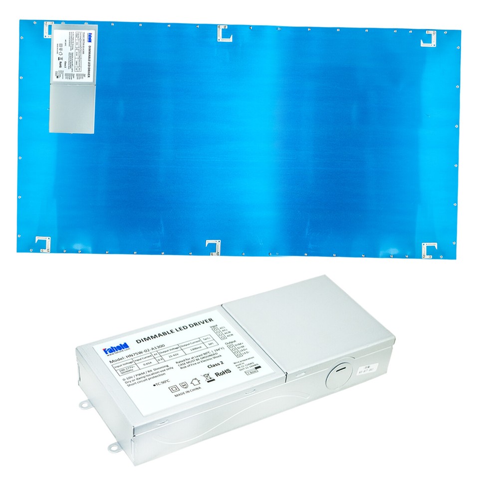 75w LED Panel Light 2x4FT Recessed Edge-Lit Drop Ceiling Troffer LED ...