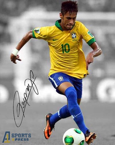Neymar Jr Brazil Soccer Star Signed Photo Autograph Print | eBay
