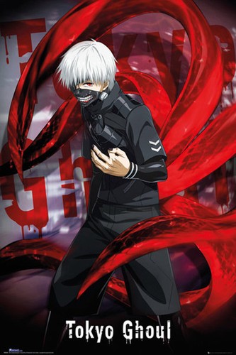Tokyo Ghoul Kaneki Red Pose 24 x 36 inch Anime Series Poster | eBay