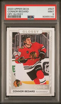 2023 Upper Deck O-Pee-Chee Glossy #R47 Connor Bedard Rookie PSA 9 | eBay