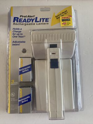 Vintage Rare First Alert Ready Lite Rechargeable Swivel Head Flashlight ...