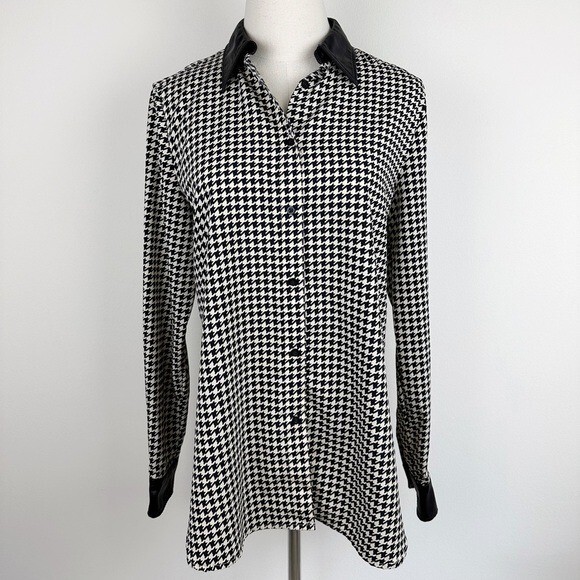 Lauren Ralph Lauren Houndstooth Blouse - Gem