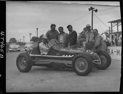 Travis Spider Webb sits in the #37 Grancor Special as his c 1949 Indy ...