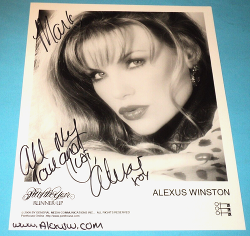 Alexus Winston 2000 Penthouse Pet Of The Year Runner-Up 8 x 10 ...
