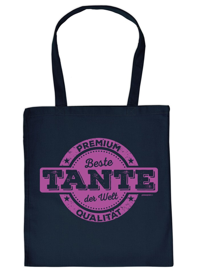 Tante Sprüche Tasche - Geburtstag Geschenk Tante - Geschenktasche ...