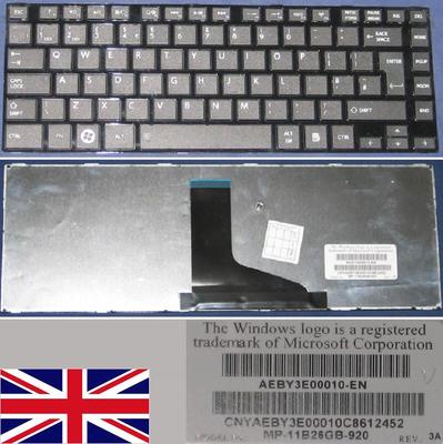 Keyboard qwerty UK Toshiba Satellite L800 L805 L830 MP-11B26GB-920 | eBay