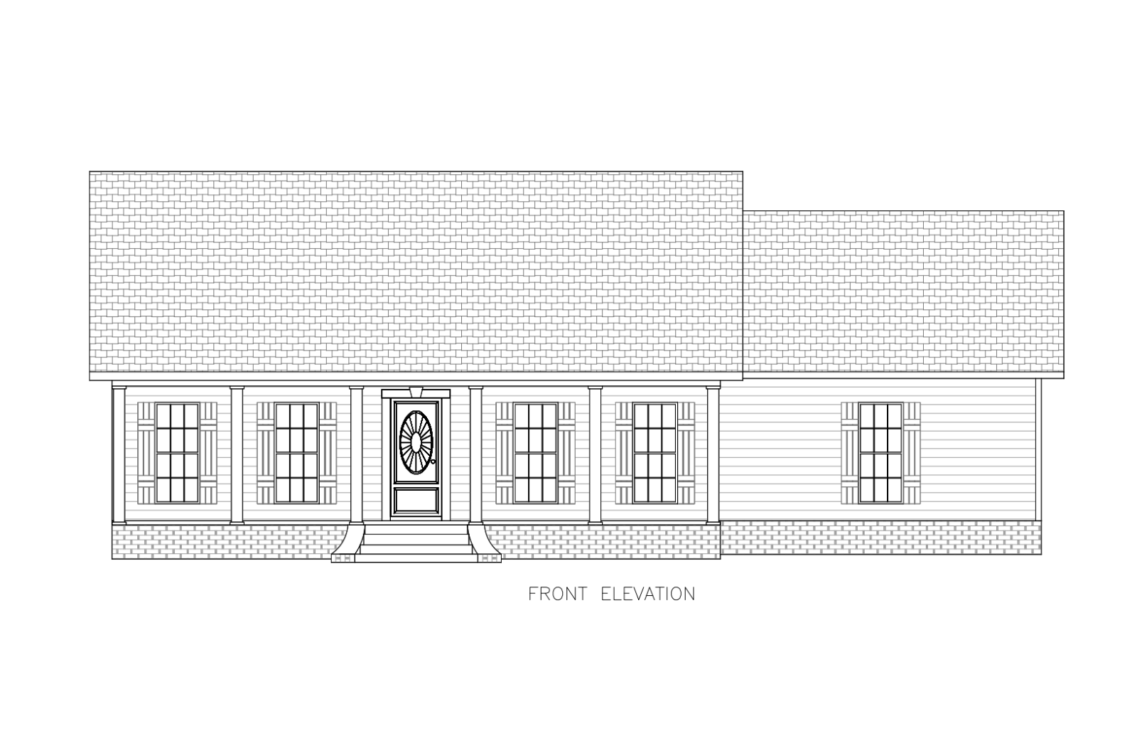 Ranch House Plans 1650 SF 3 Bed 2 Bath Open Floor - Split BR ...