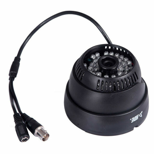 HDE 48 LED Wide Angle IR Color Indoor CCTV Security Dome Surveillance ...
