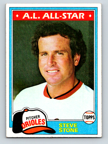 1981 Topps Baseball Card - Steve Stone *A.L. ALL-STAR* #520 | eBay