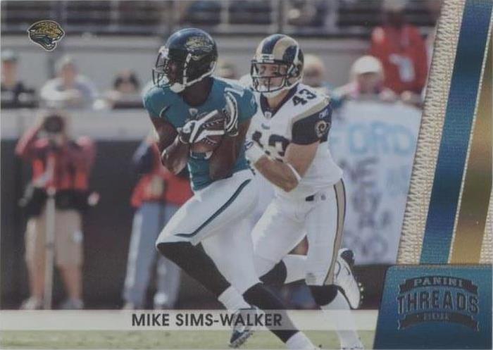 2011 Panini Threads - Mike Sims-Walker #71 Century Proof Silver /250 ...