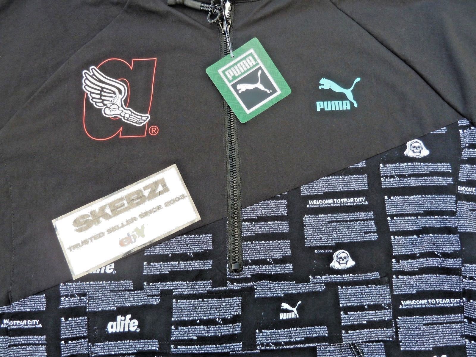 NWT PUMA x ALIFE COLLAB OLYMPIC TRACK SAVANNAH 3M JACKET HOODIE sz ...