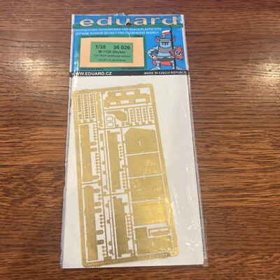 Eduard 1/35th Scale PE Set No. 36026 N-1130 Stryker CV TACP Add Armour ...