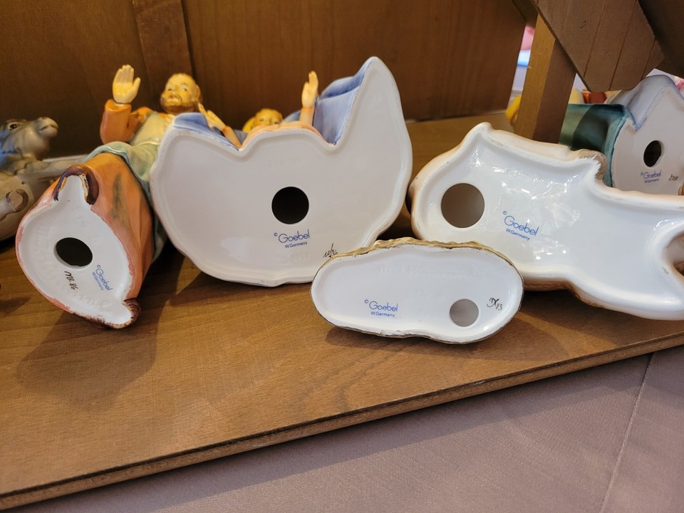 Hammel Goebel W. Germany Nativity,16 pc LARGE With original Hummel ...