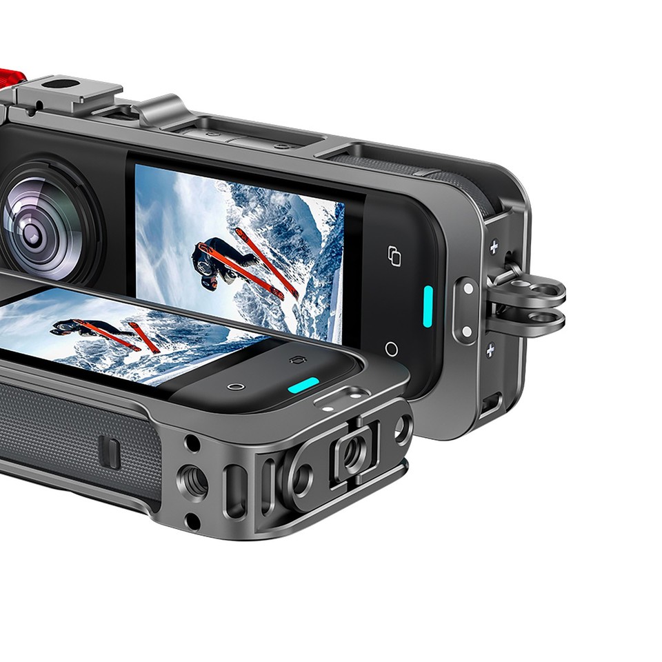 Cold Shoe Connector Protective Frame Housing with Lens Cap Kit For ...