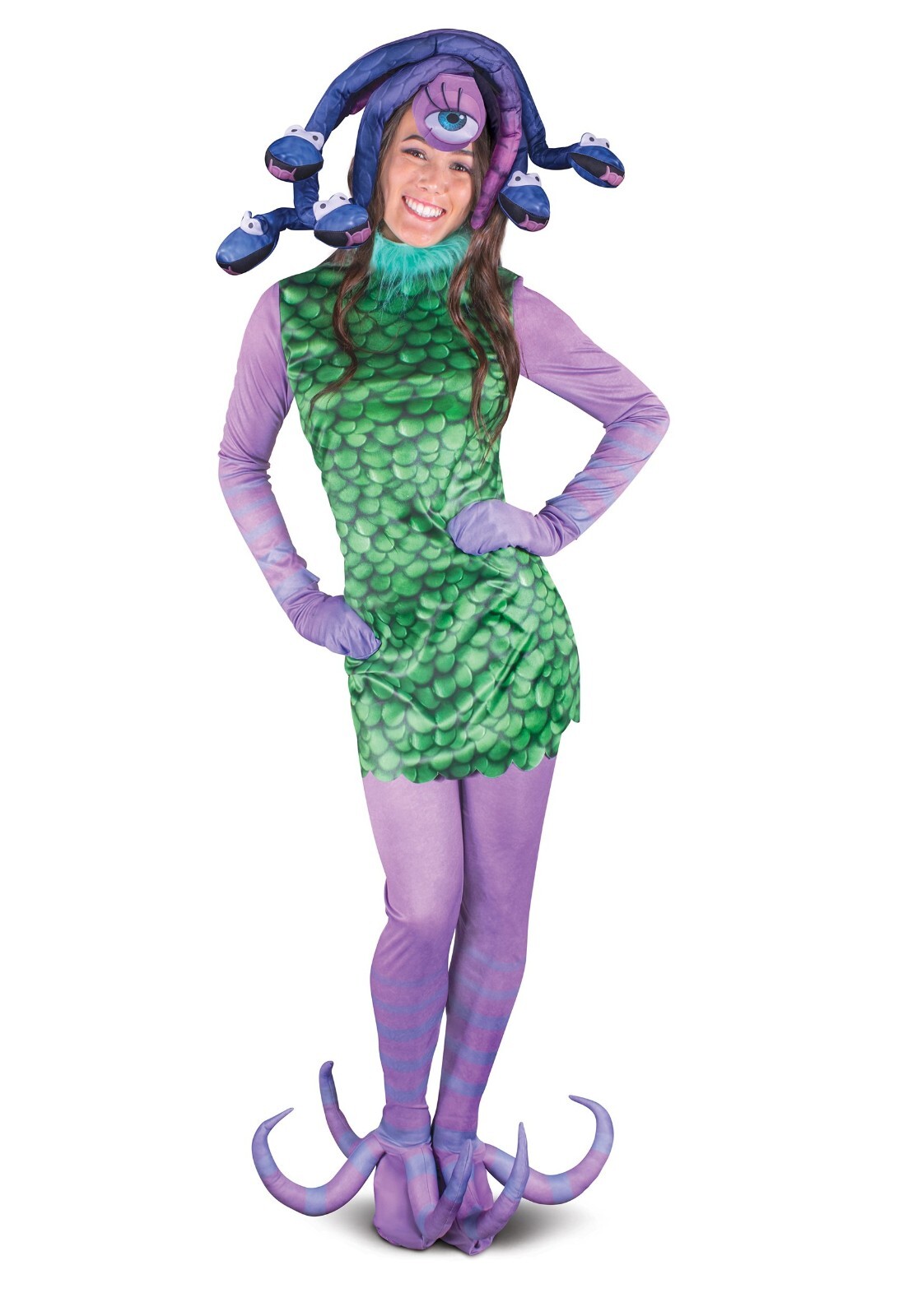 Women's Monsters Inc. Celia Gorgon Costume SIZE L (Us… - Gem