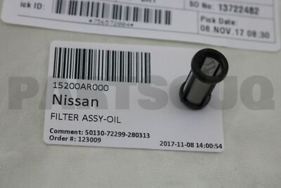 15200AR000 Genuine Nissan FILTER ASSY-OIL Oil Filter Assy 15200-AR000 ...
