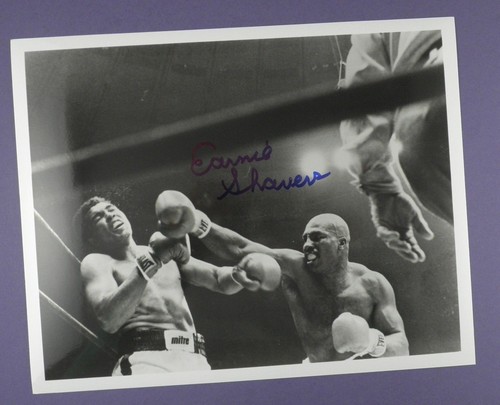 Ernie Shavers , Heavyweight Boxer - Signed 10 x 8 Inch Photo v Muhamed ...