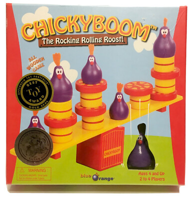 ChickyBoom - The Rocking Rolling Roost! Kids All Wooden Chicken Game ...