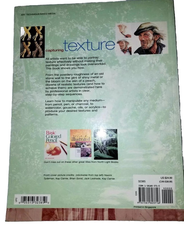 Capturing Texture in Your Drawing and Painting by Michael Warr ...