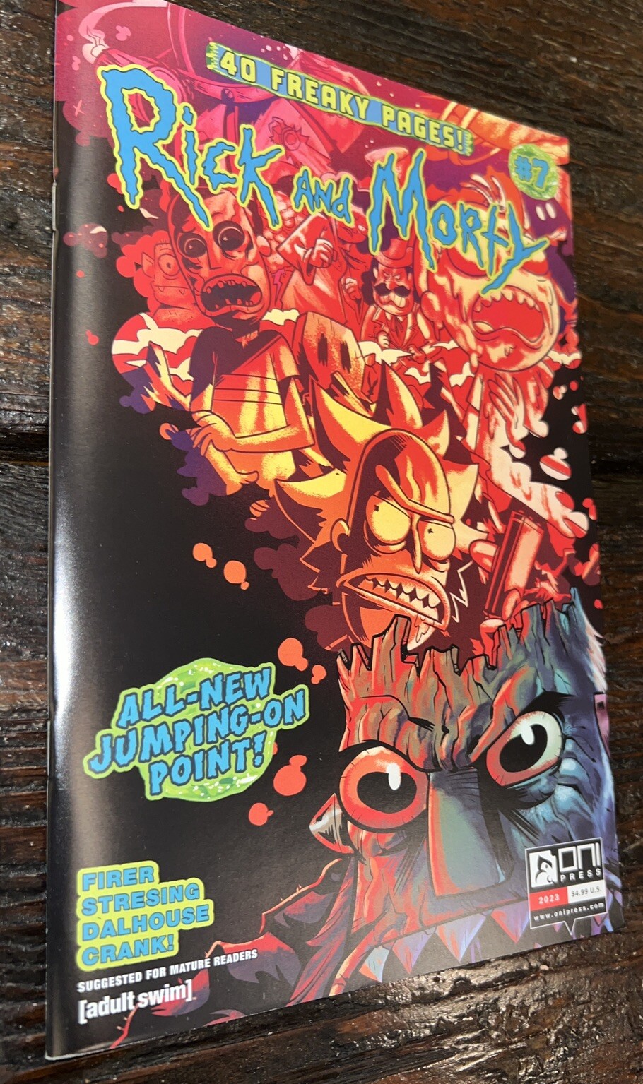 RICK AND MORTY #7 (9.8) 40 FREAKY PAGES/CARTOON NETWORK/2023 ONI PRESS ...
