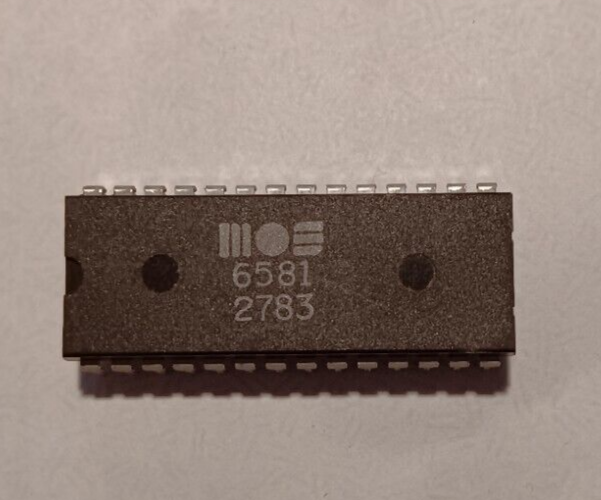 MOS 6581 SID chip for Commodore 64 - (DATE 2783) Tested & Working / US ...