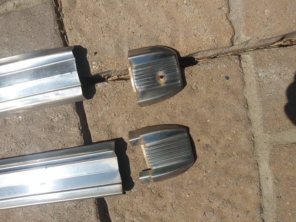 1964 ford fairlane 500 Rear Quarter Panel End Trim Pieces R & L sides ...