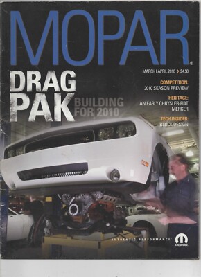 MOPAR MAGAZINE, March-April 2010 (Drag Pak Building For 2010) | eBay