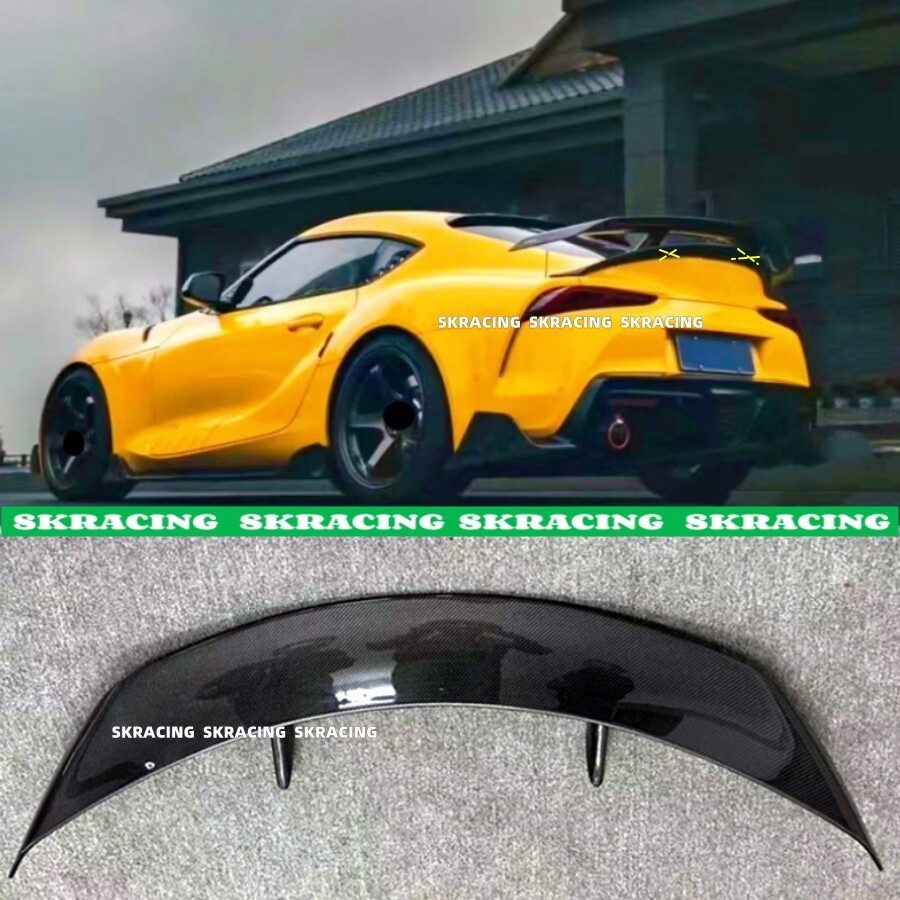 For Toyota Supra GR A90 A91 MK5 2020-2022 Carbon Fiber GT Trunk Spoiler ...