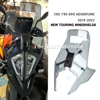 For 390 790 890 ADV Adventure New Windshield Wind Deflector Windscreen ...