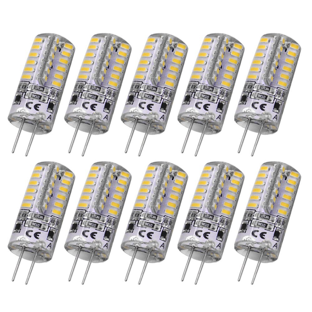 RAYHOO 10pcs G4 Base LED Light Bulbs, Warm White 3000K, 3 Watt ...