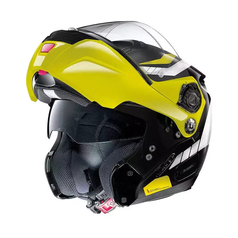 Nolan Grex G9.2 Steadfast N-Com Flip-Up Motorcycle Helmet Metal Black ...