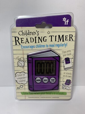 Children's Reading Timer | Study Tool | Librarian | Book Lover Gift ...