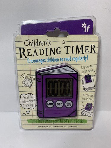 Children's Reading Timer | Study Tool | Librarian | Book Lover Gift ...