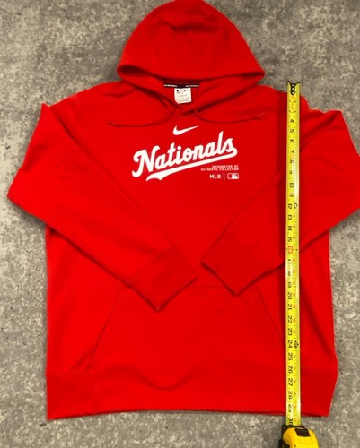 Nike Washington Nationals Hoodie Men’s XL Red Player Issued Gear Chaves ...