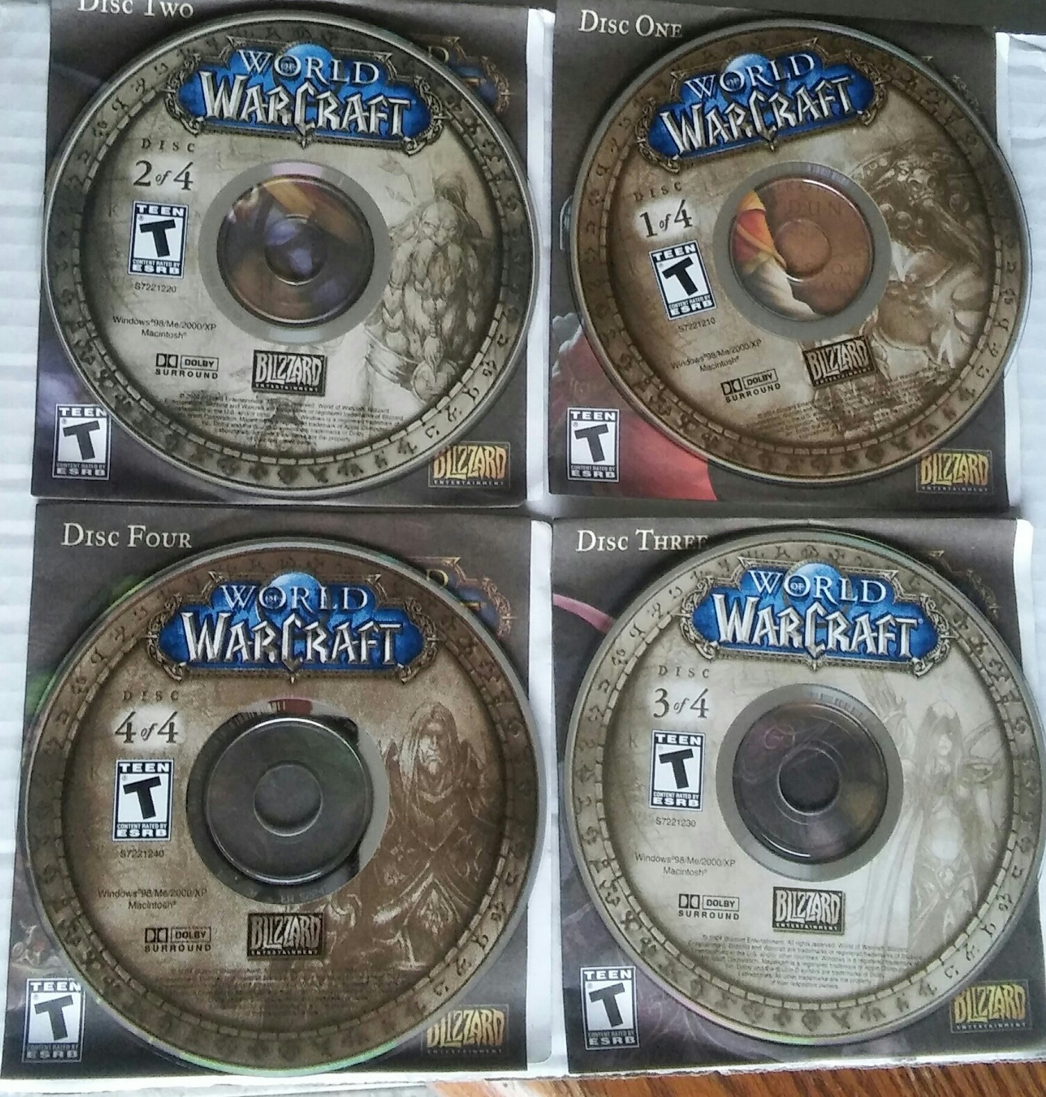 WORLD OF WARCRAFT 2004 MAC WINDOWS PC GAME COMPLETE S BLIZZARD EDITION ...