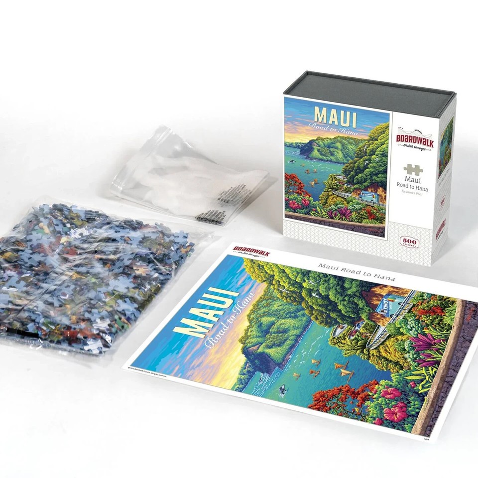 Maui Road to Hana 500 Piece Jigsaw Puzzle Boardwalk New | eBay