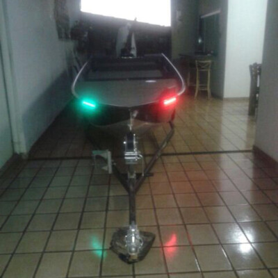 LED Lighting Bass Boat Bow Red & Green Navigation Lights Marine For ...