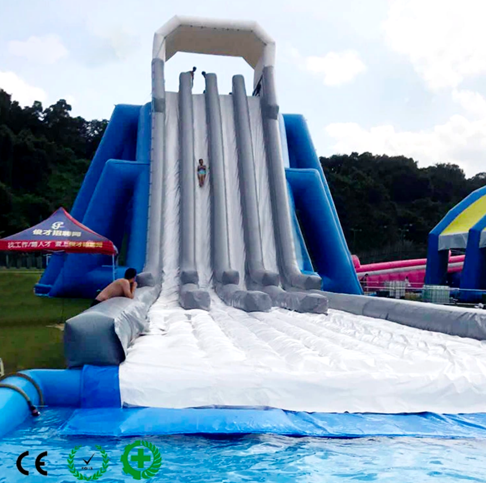 250x65x55 Commercial Inflatable Wate Slide Bounce Obstacle Course We ...