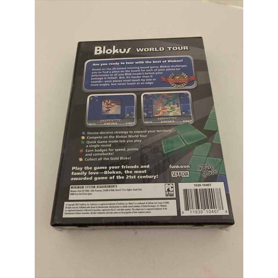 Blokus World Tour Windows,Windows XP Windows Vista Video Games PC Game ...