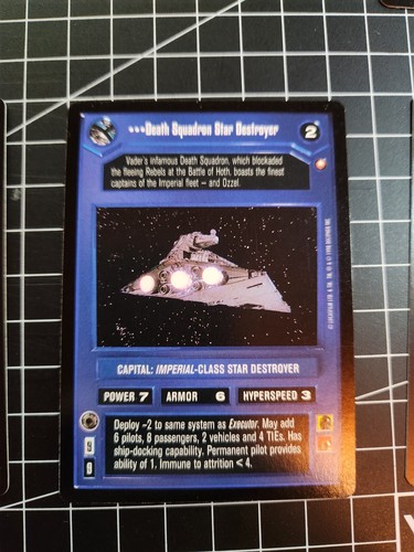 Star Wars CCG Decipher SWCCG: Death Squadron Star Destroyer SE Special ...