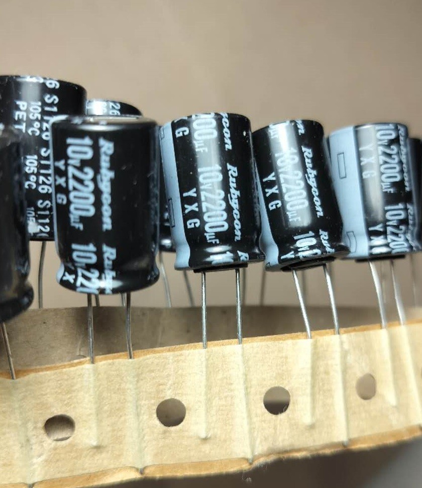 10pcs Rubycon 2200uf 10v Radial Electrolytic Capacitors 10v2200uF YXG Low ESR | eBay
