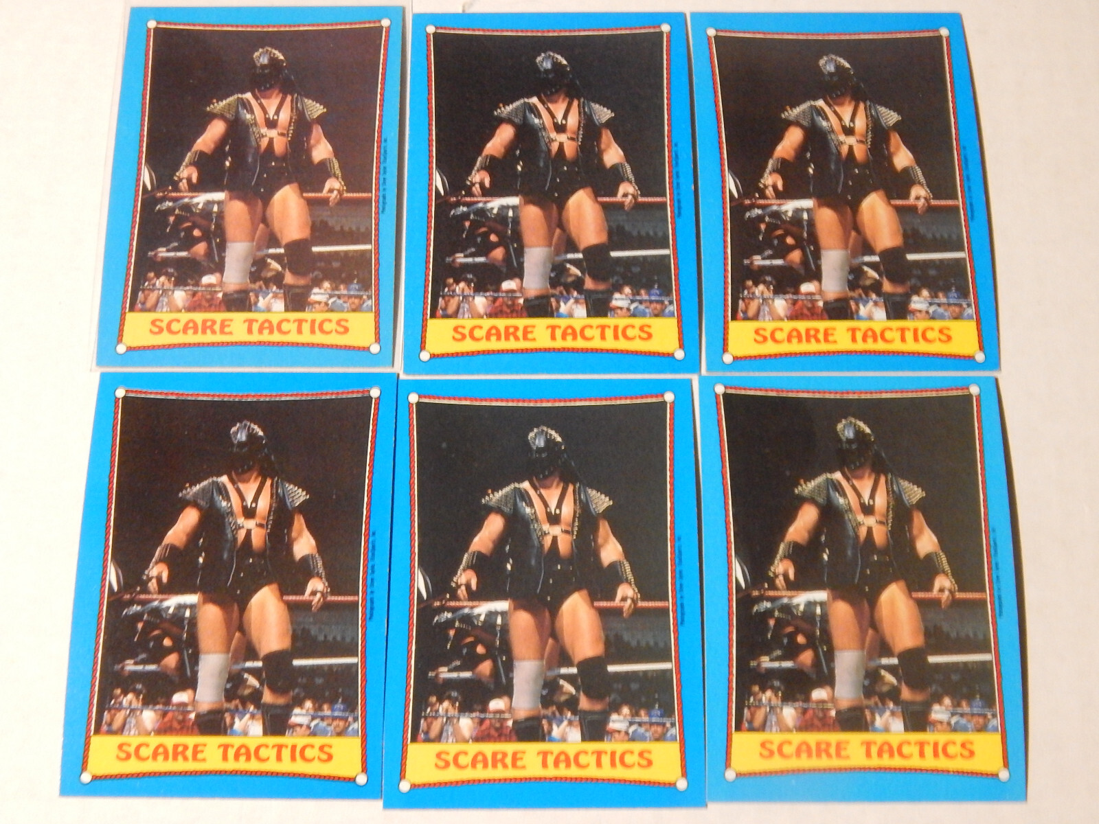 1987 Topps WWF Vintage Wrestling Card Lot of 6 #64 Scare Tactics ...